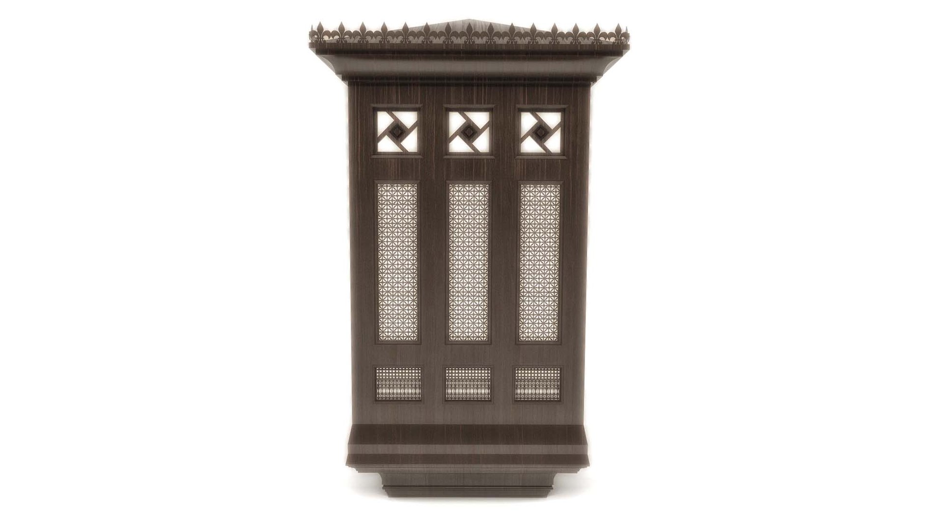 3D Islamic Window Mashrabiya - TurboSquid 1955487