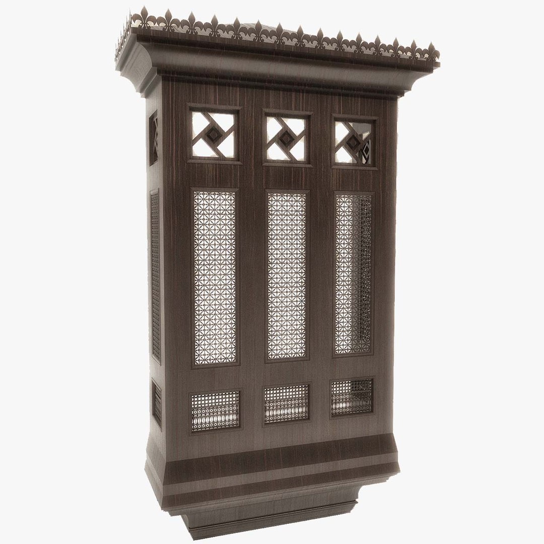 3D Islamic Window Mashrabiya - TurboSquid 1955487