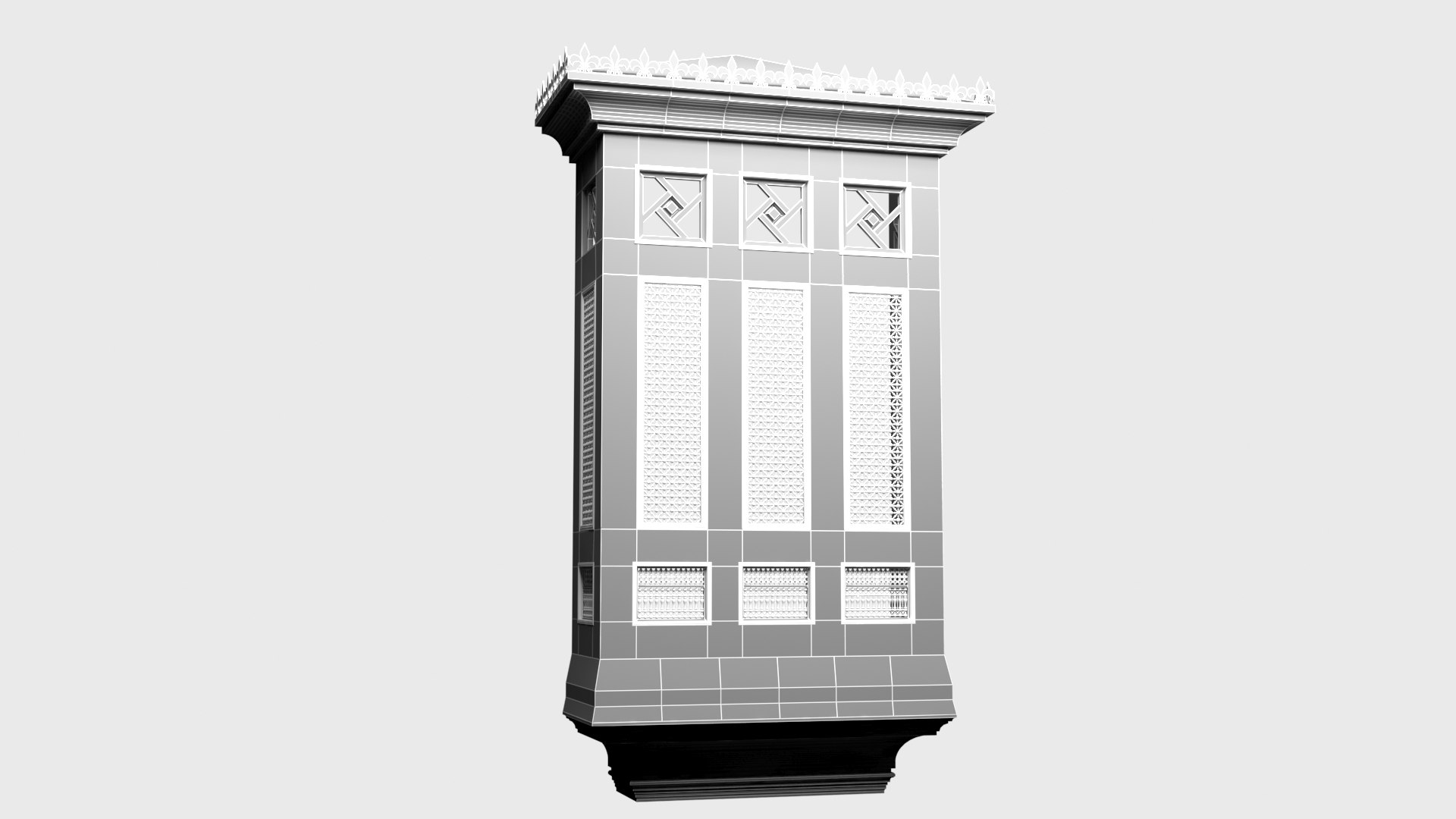 3D Islamic Window Mashrabiya - TurboSquid 1955487