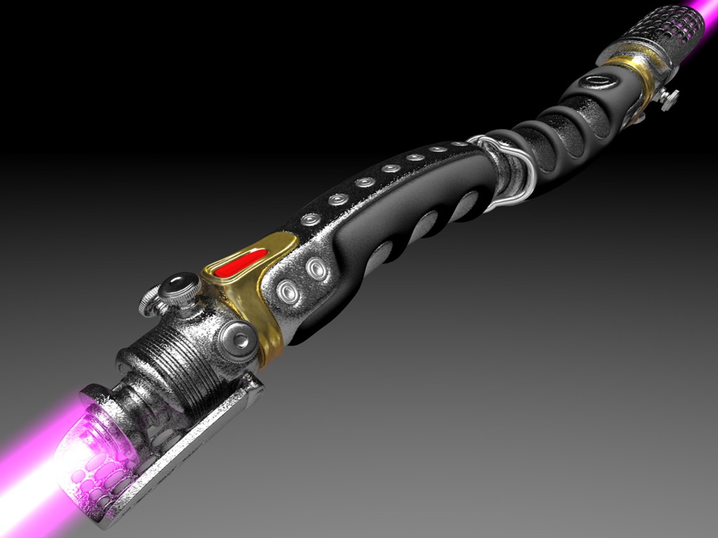 3d Model Lightsaber Leia Organa