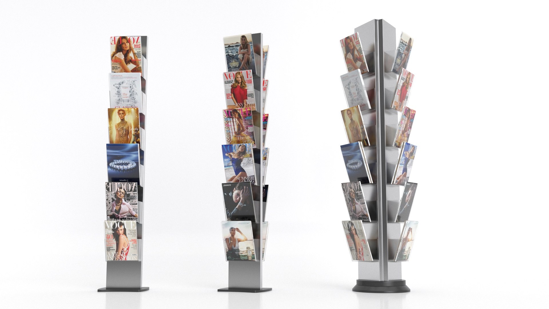 Brochure Stand- Flyers Rack 3D Model - TurboSquid 1968185