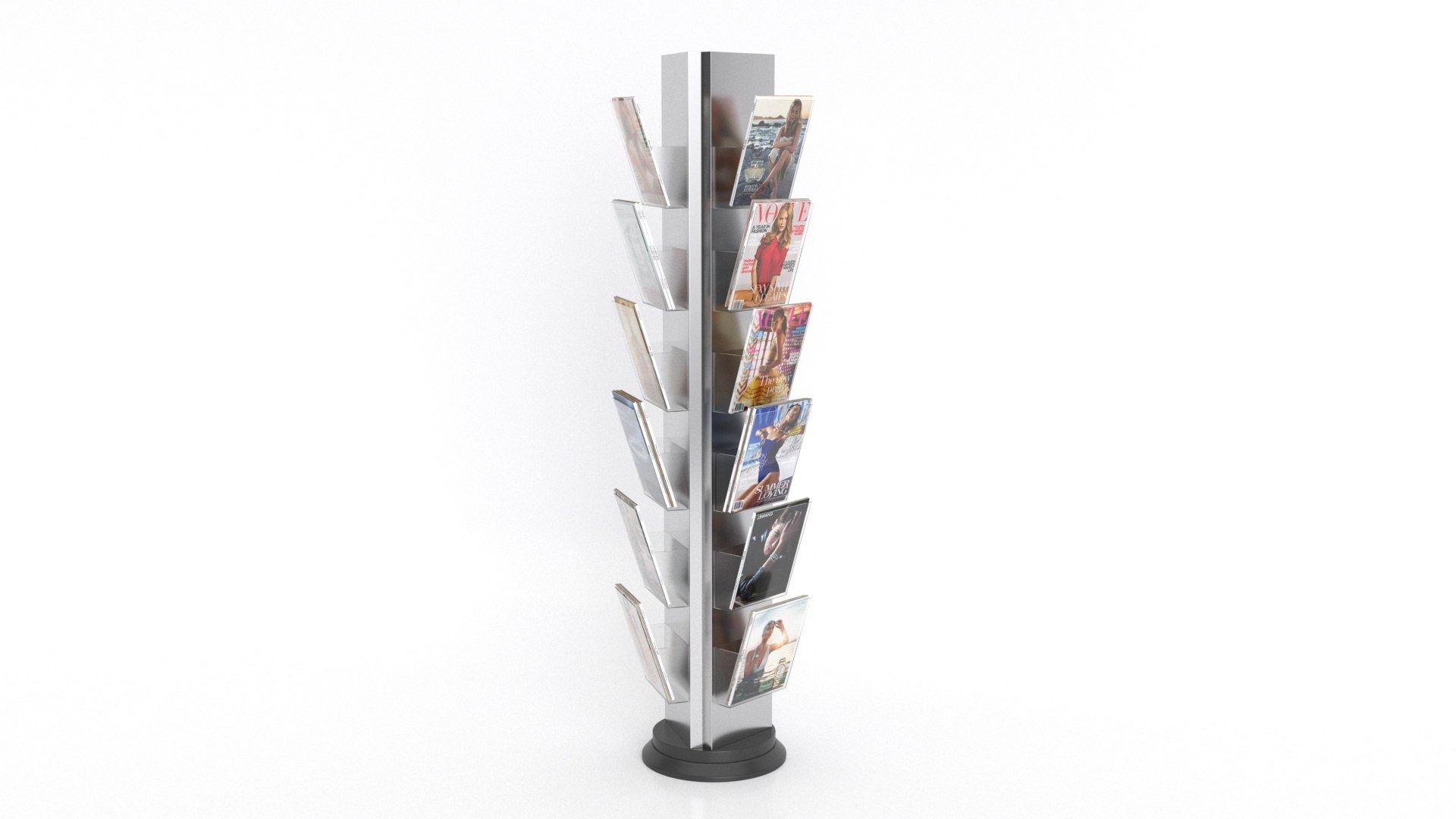 Brochure Stand- Flyers Rack 3D Model - TurboSquid 1968185