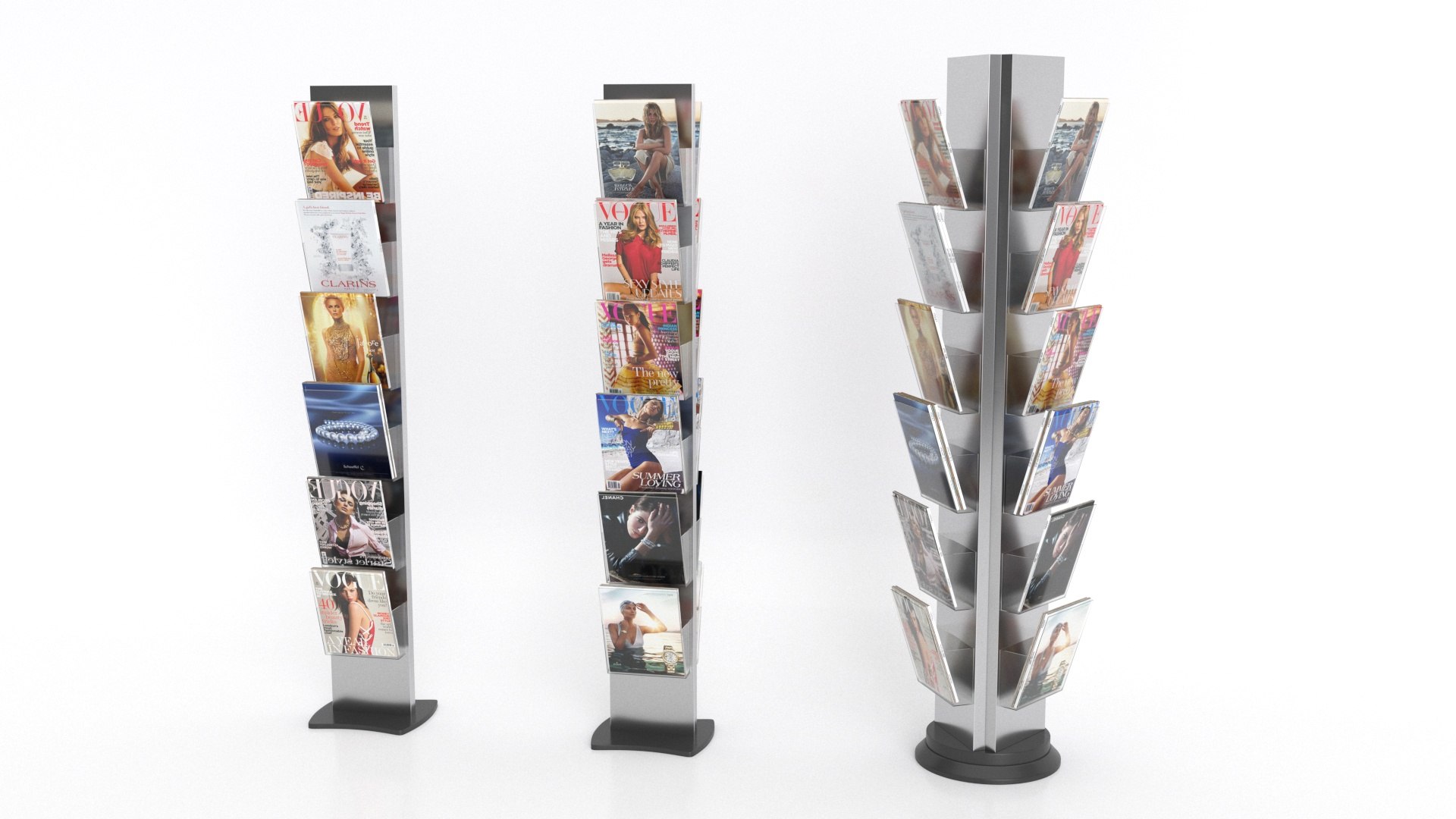 Brochure Stand- Flyers Rack 3D Model - TurboSquid 1968185
