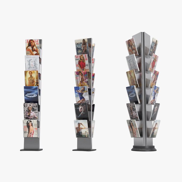 modelo 3d Brochure Stand- Flyers Rack - TurboSquid 1968185