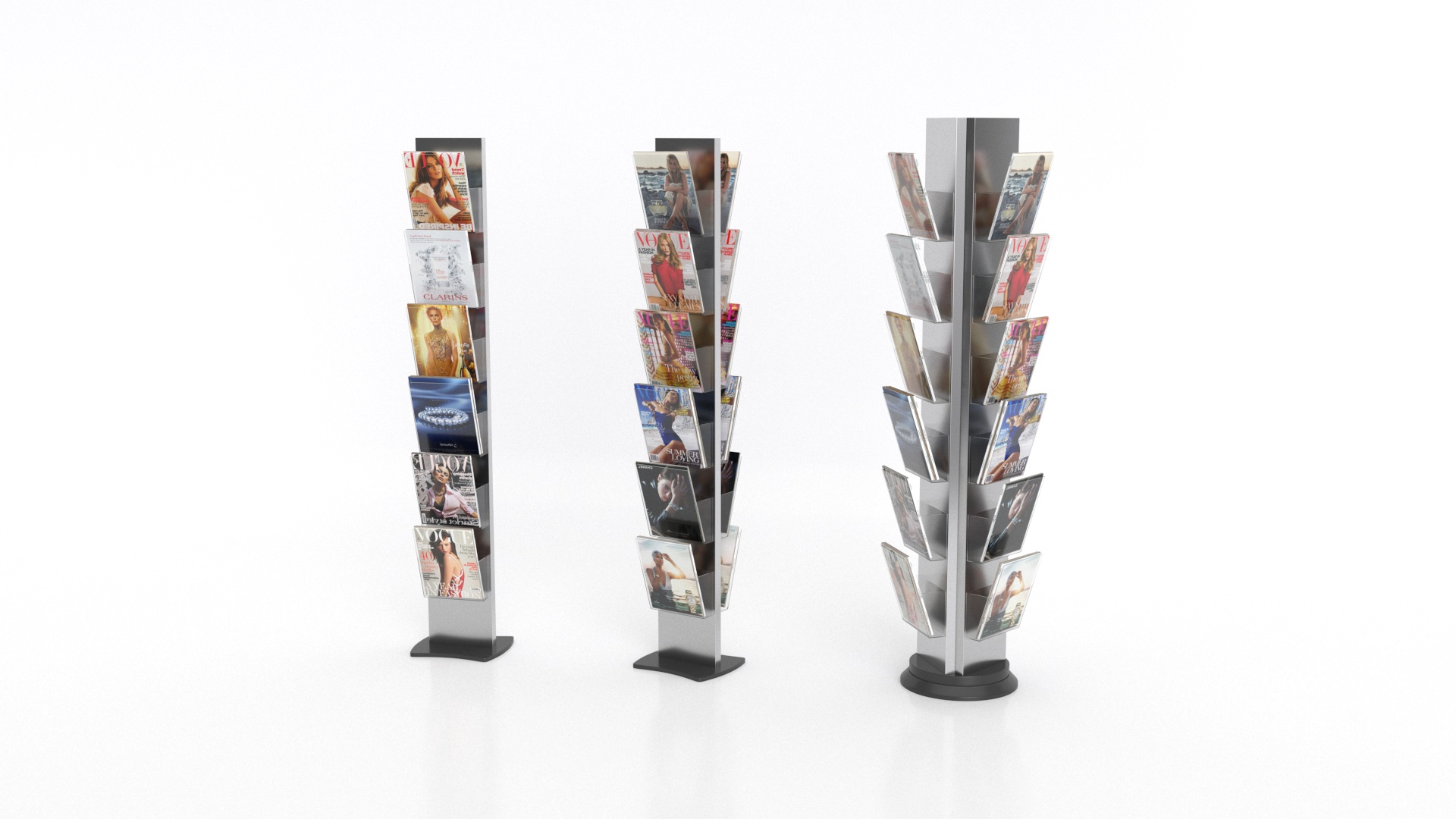 Brochure Stand- Flyers Rack 3D Model - TurboSquid 1968185