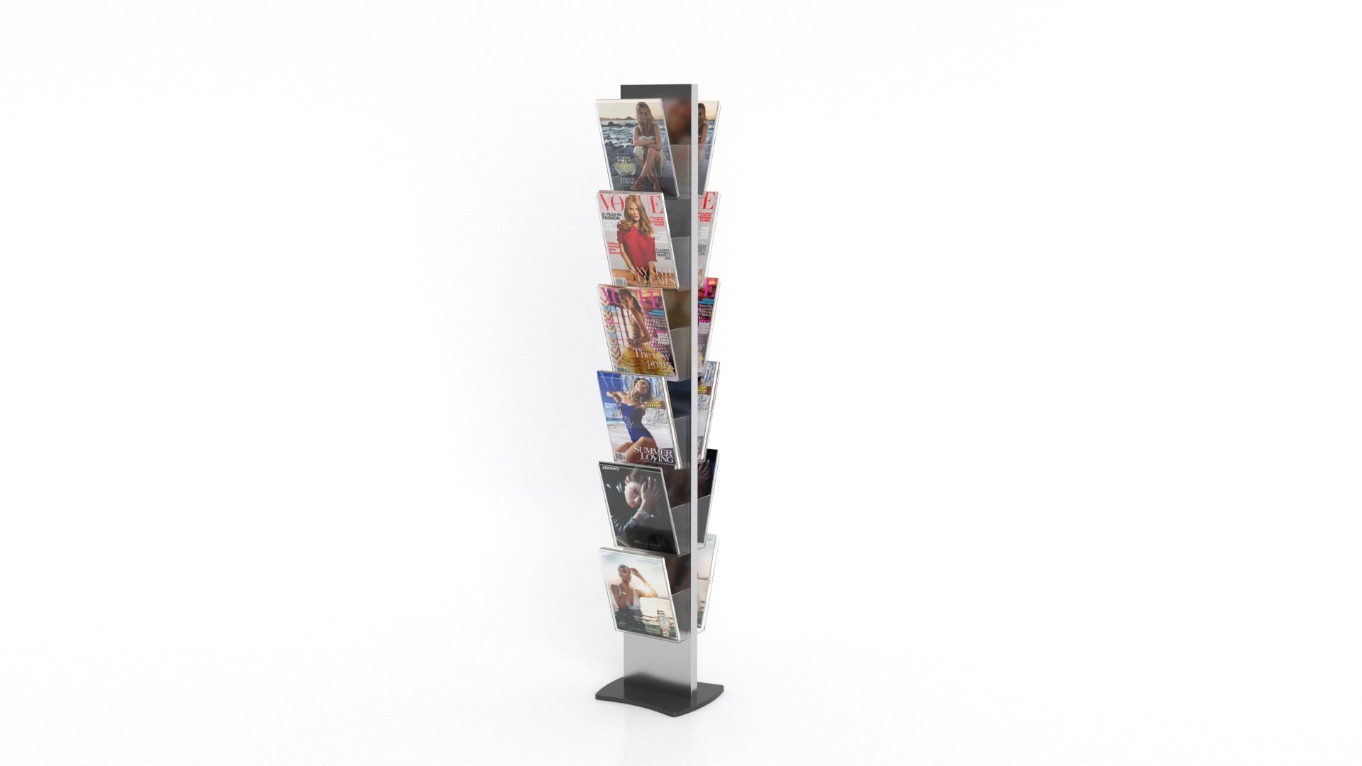 Brochure Stand- Flyers Rack 3D Model - TurboSquid 1968185