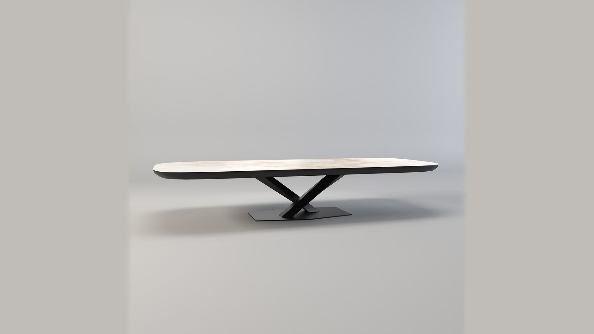 3D Rectangular Marble Dining Table 3D Model Model - TurboSquid 2363034