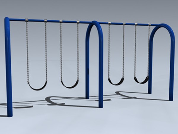 swing set 3d model