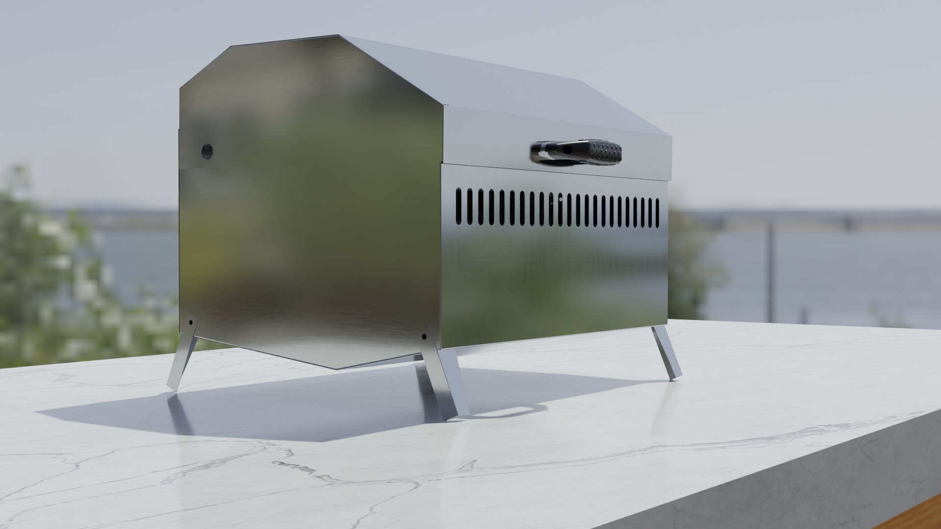 3D GRILL - TurboSquid 2098972