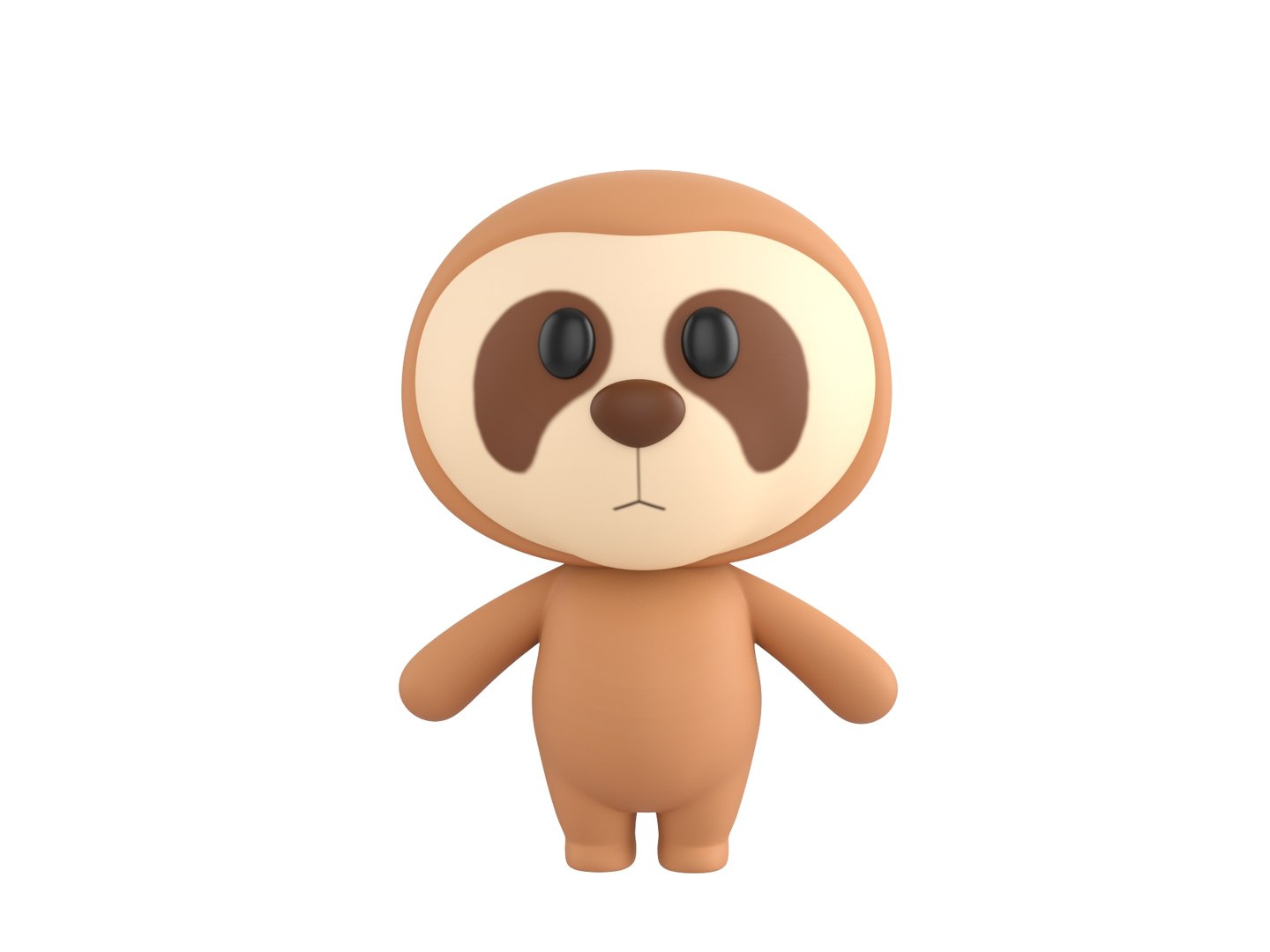 Character149 Rigged Sloth 3D Model - TurboSquid 1762439