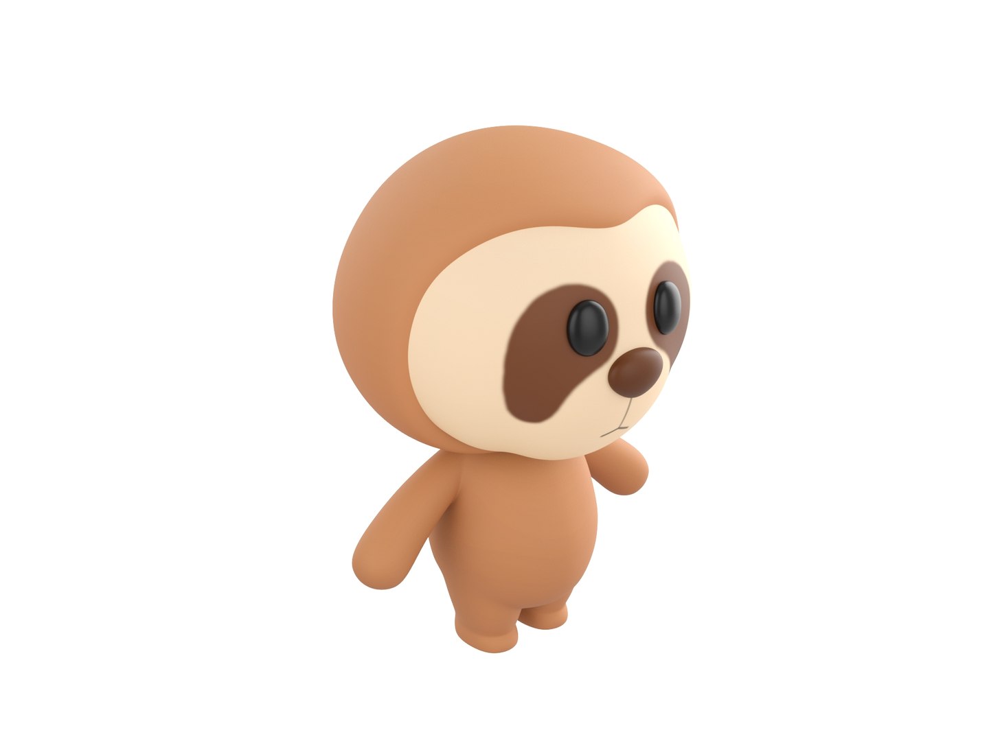Character149 Rigged Sloth 3D Model - TurboSquid 1762439