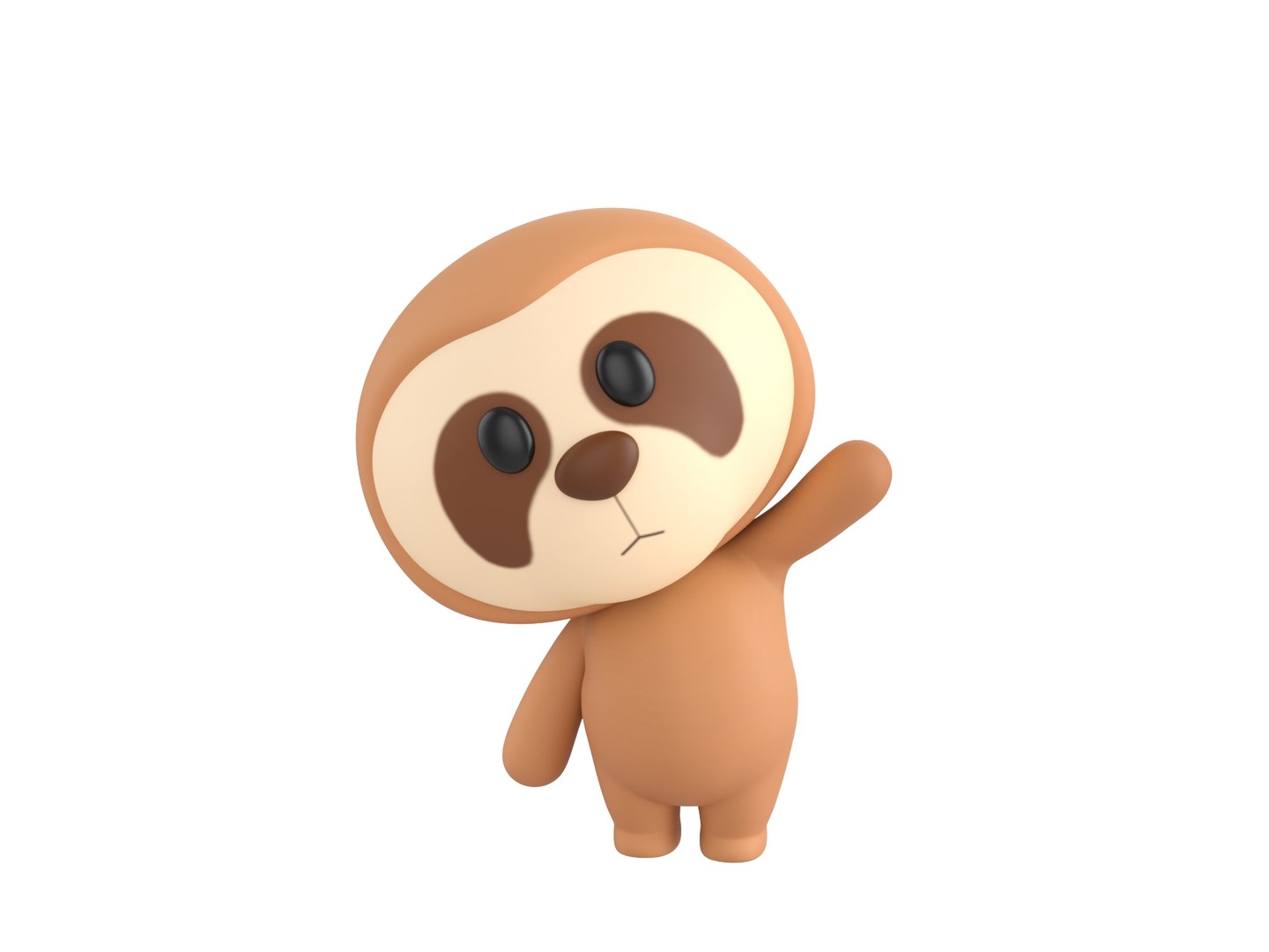 Character149 Rigged Sloth 3D model - TurboSquid 1762439