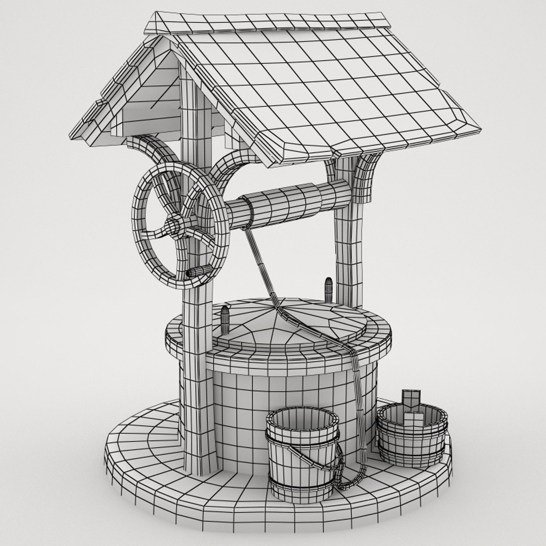 3d model of medieval water