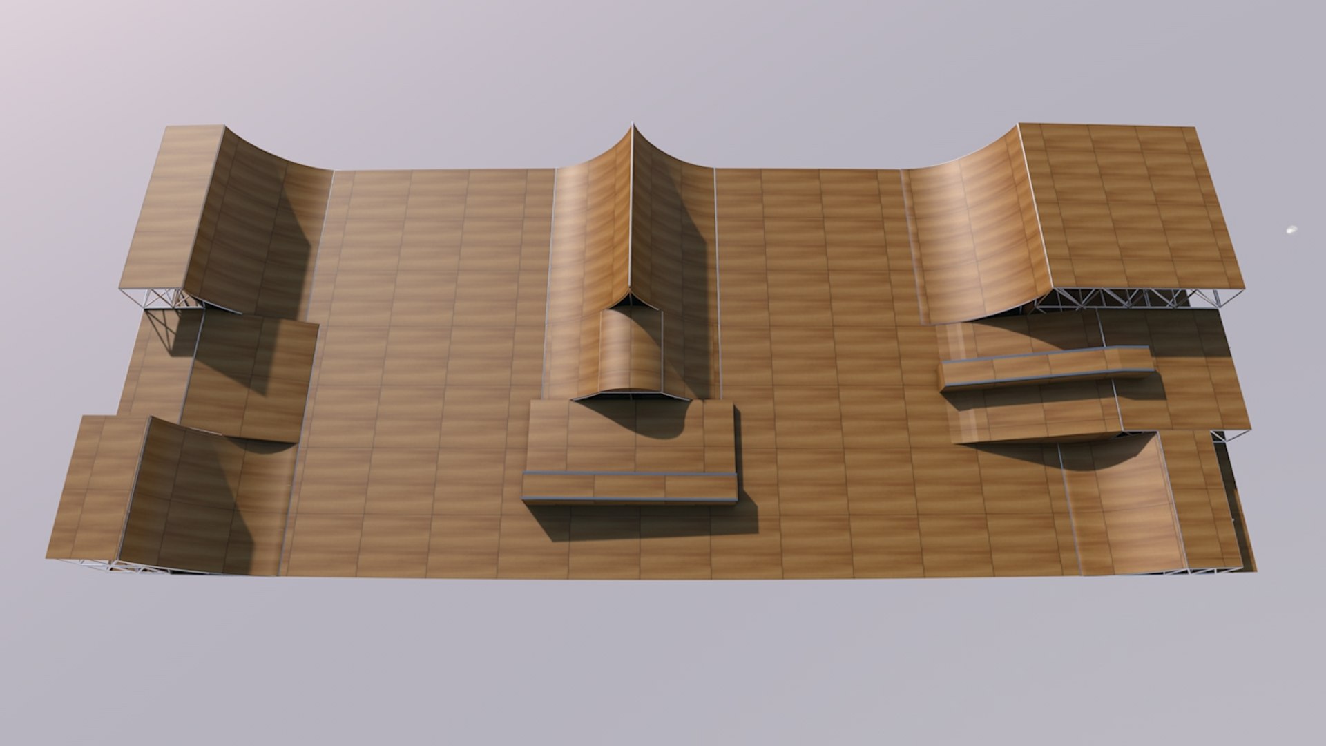 Skate Park 3d Model