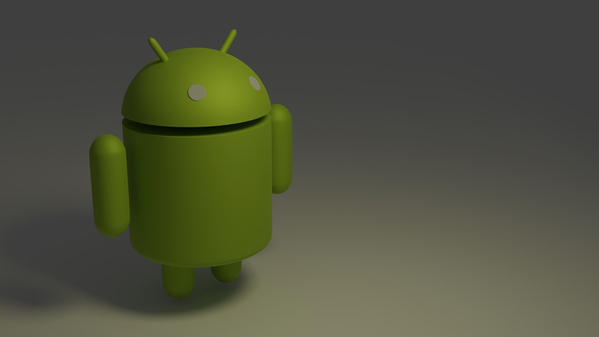 3D Green Android Mascot - TurboSquid 1923020