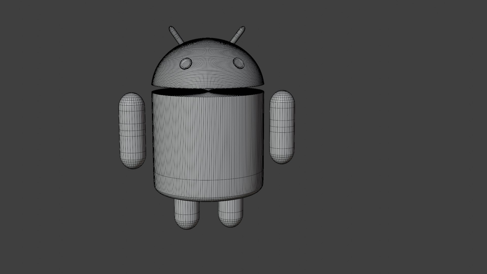 3D Green Android Mascot - TurboSquid 1923020