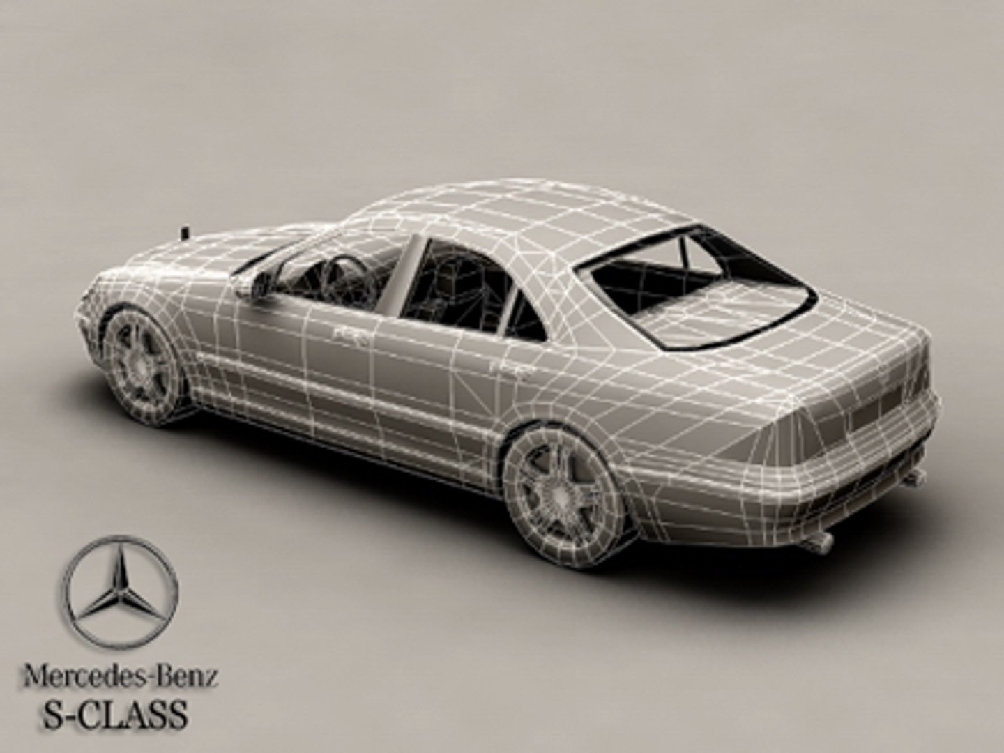 Mercedes S Class 3d Model