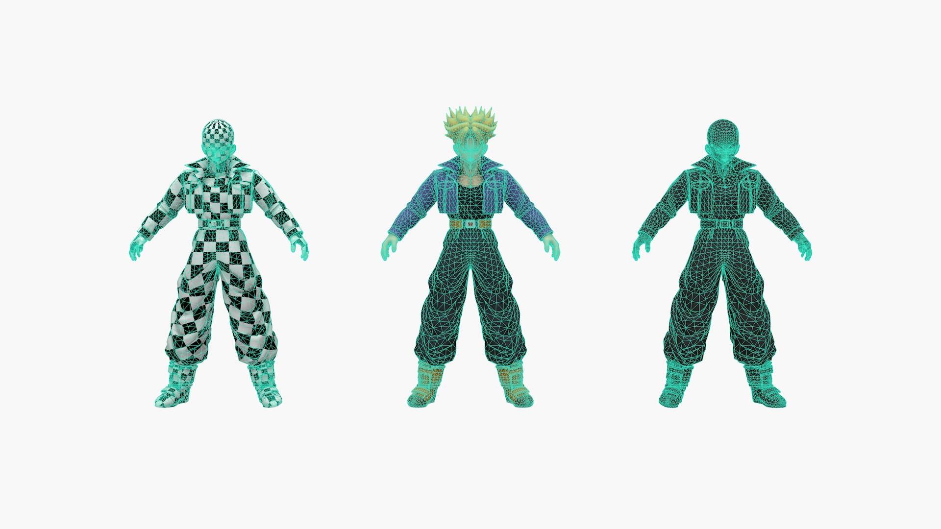 DBZ Character V32 3D Model - TurboSquid 2074474