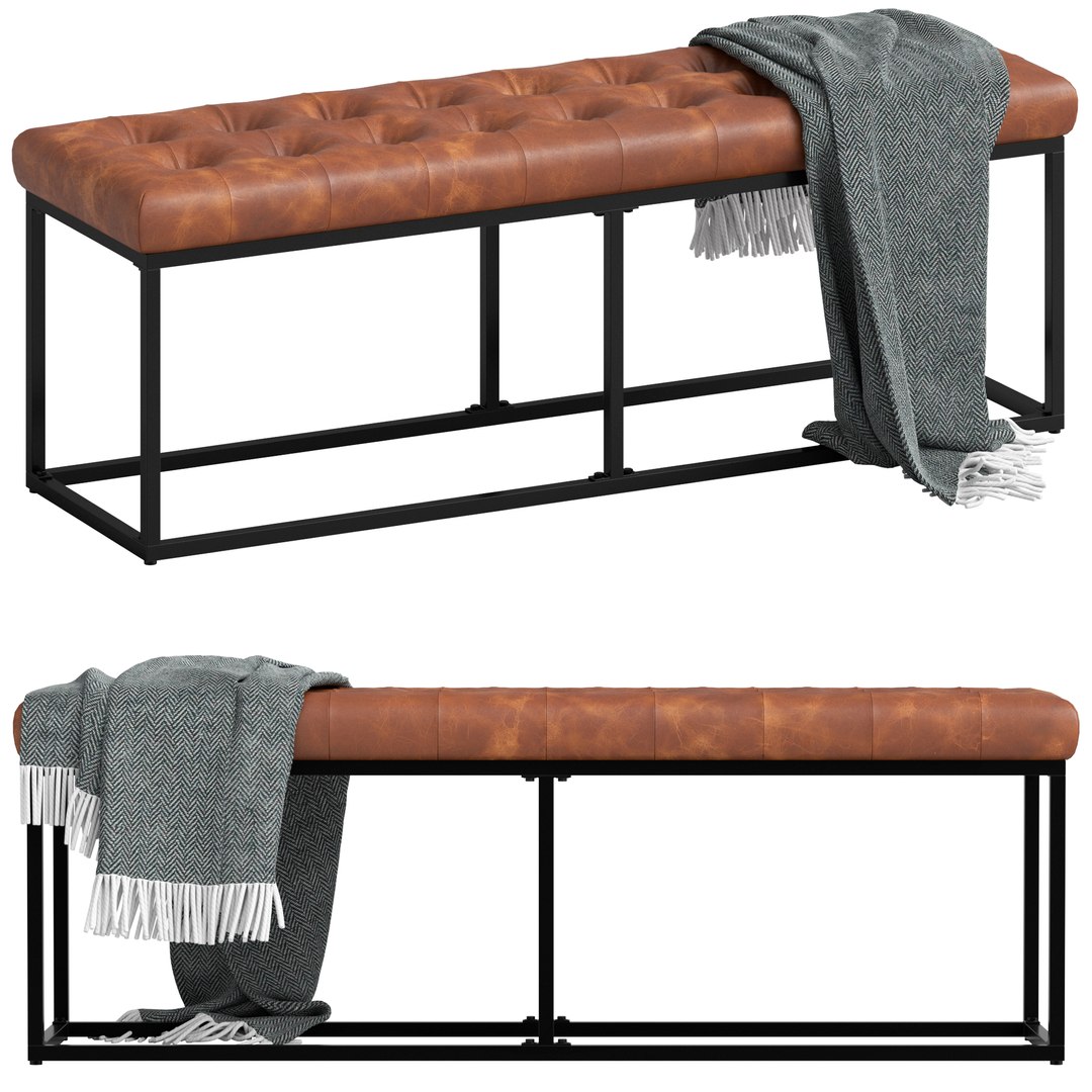 Cult Furniture Helier Bench 3D - TurboSquid 2165902