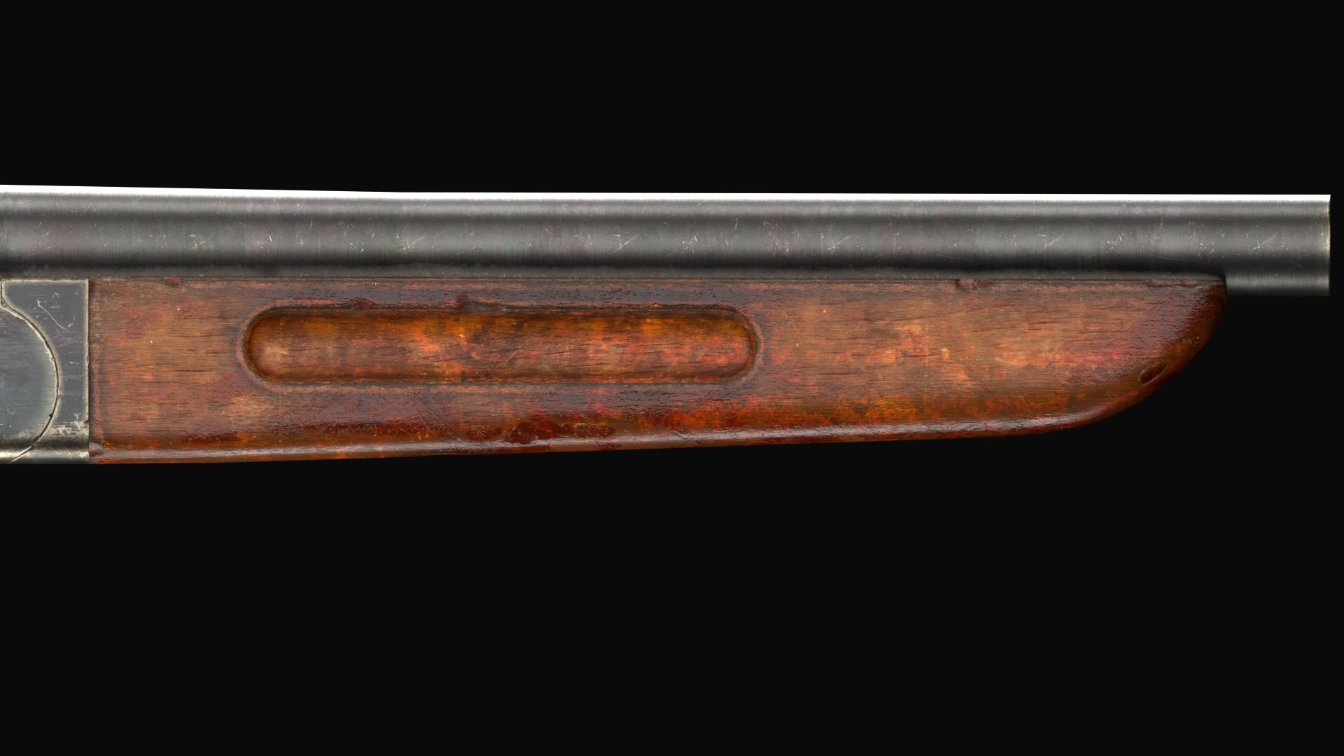 Sawed OFF One Barrel Shotgun Game Ready Model - TurboSquid 1923154
