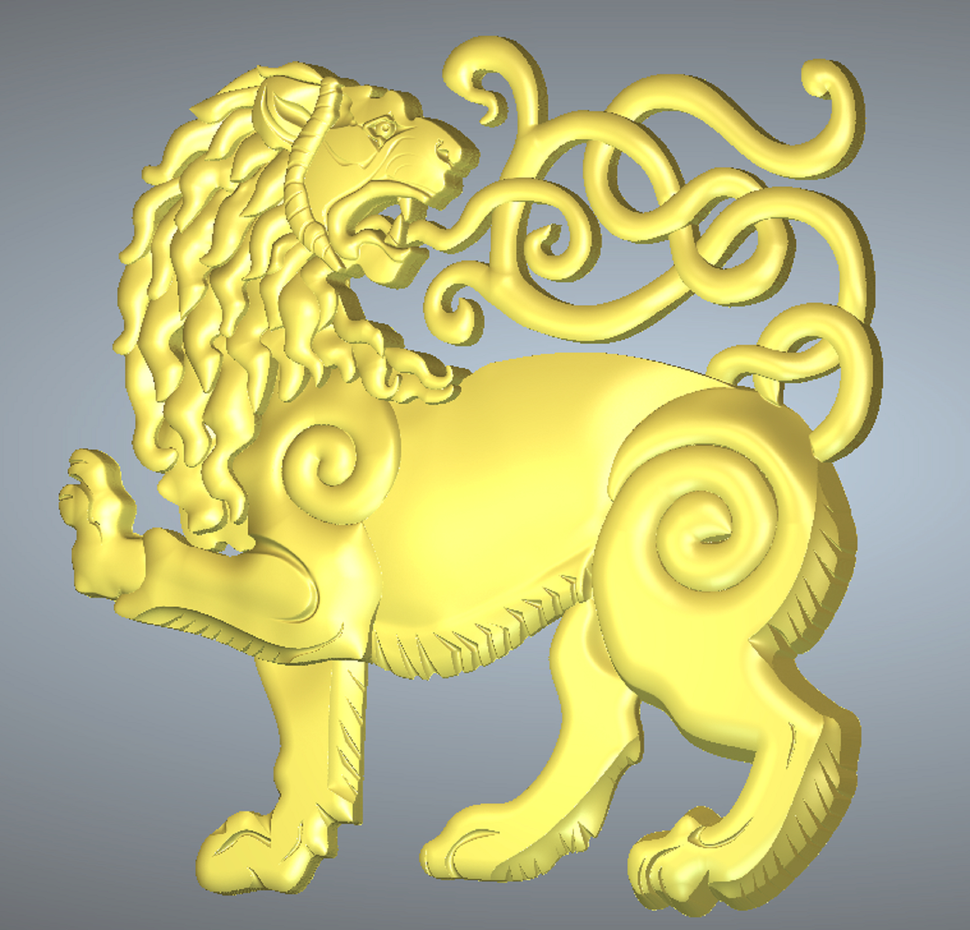 Lion cnc router 3D model - TurboSquid 1422182