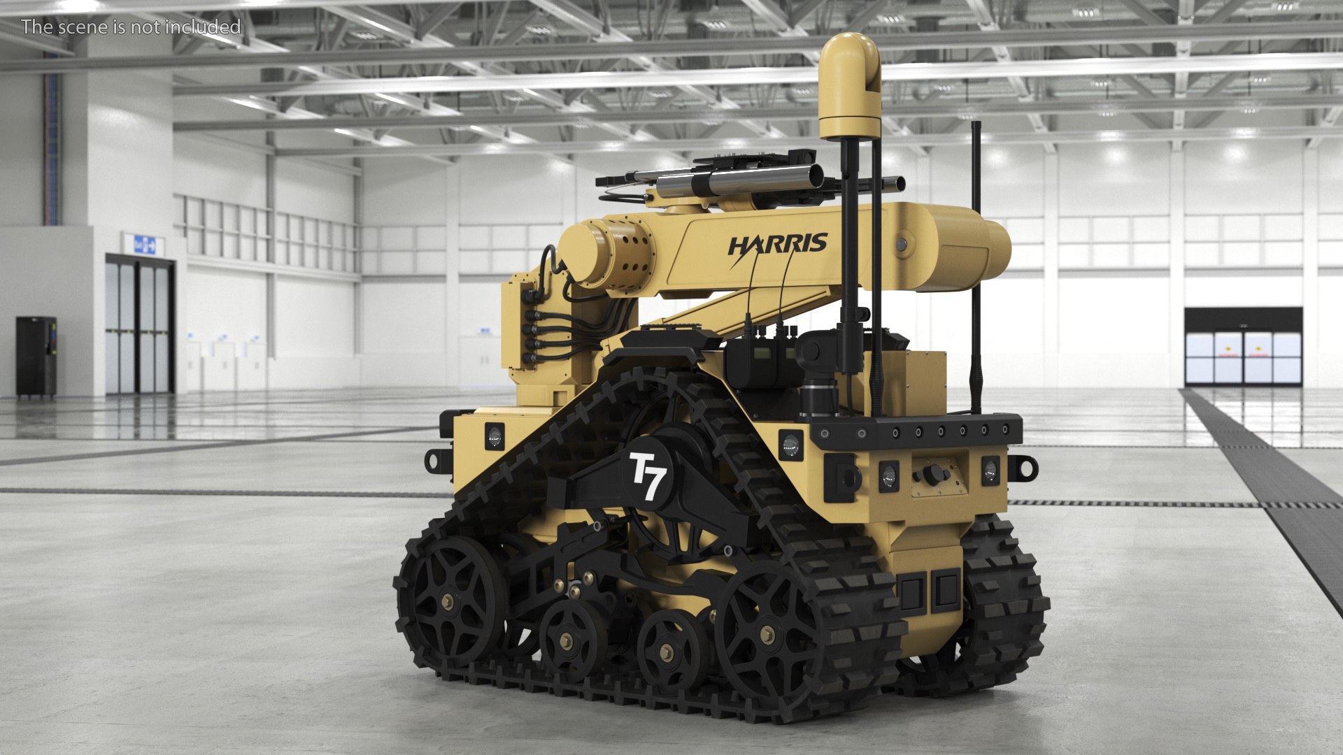 Robotic System Harris T7 Sand Color 3D Model - TurboSquid 2137109