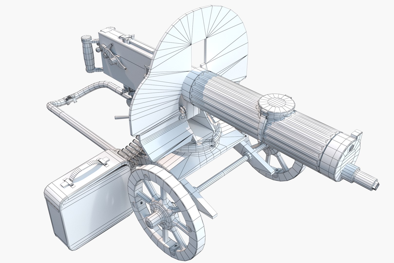 Machine Gun Maxim 3D Model - TurboSquid 1878420