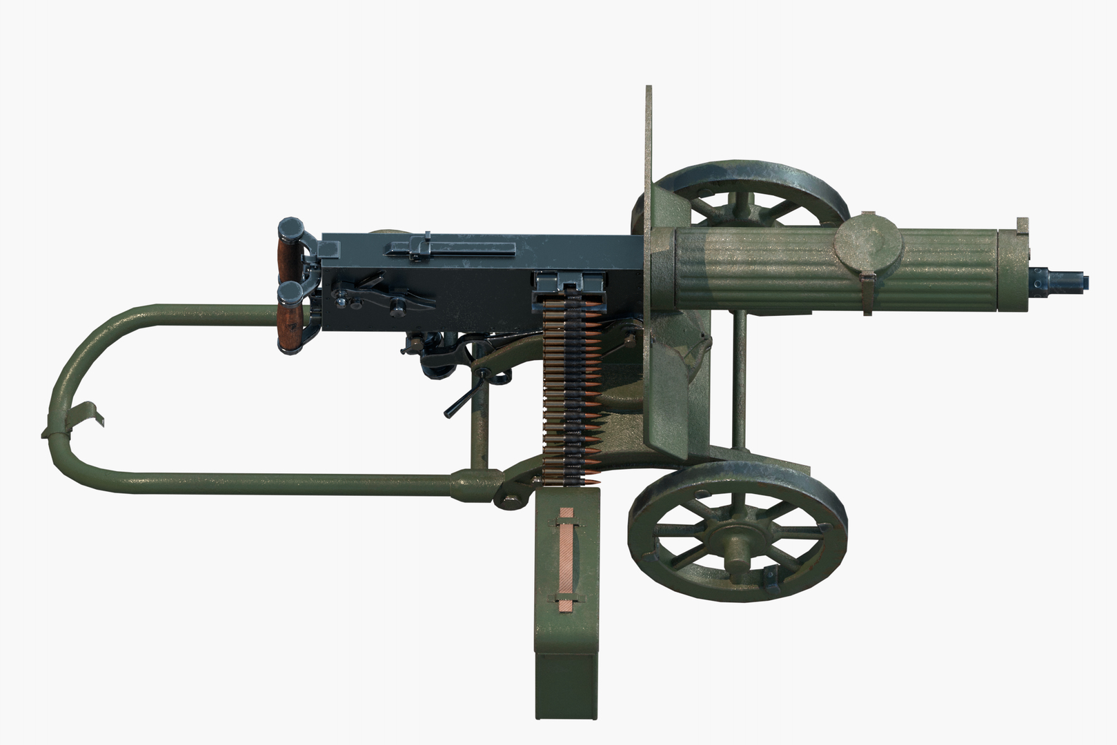 Machine Gun Maxim 3D model - TurboSquid 1878420