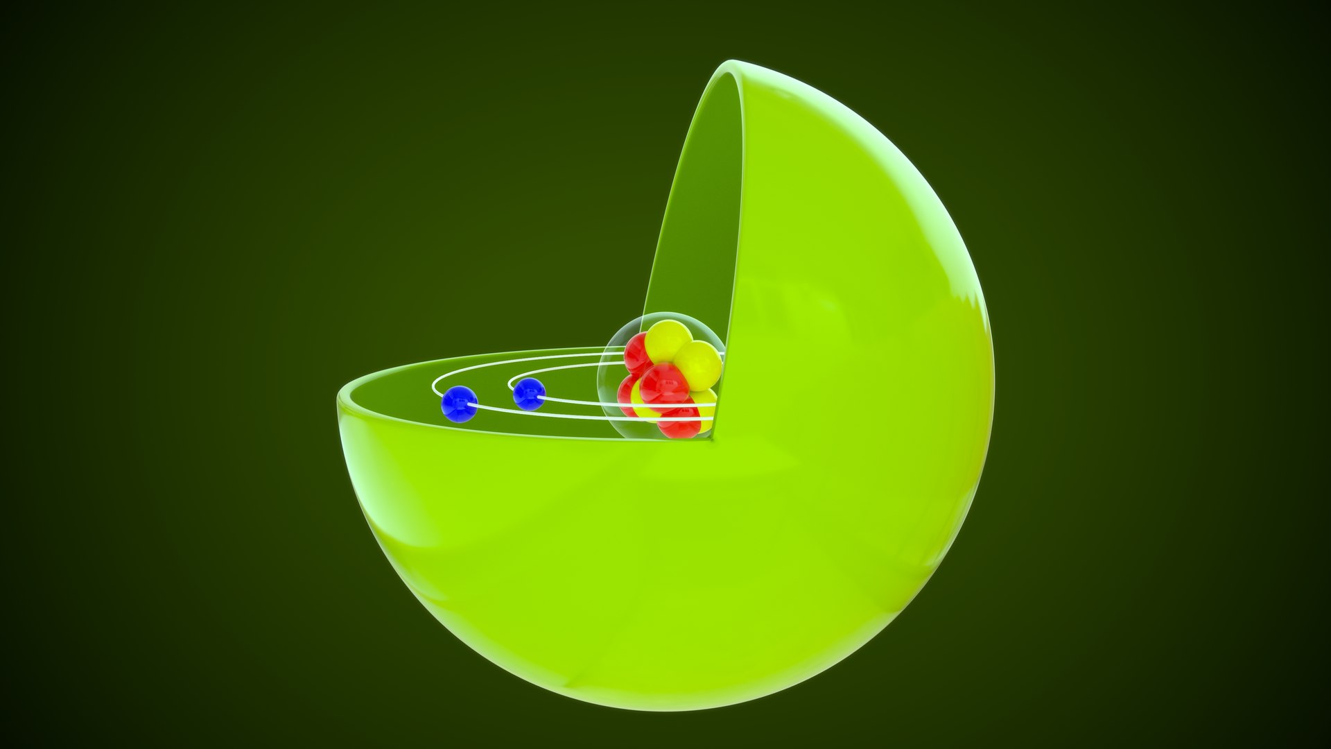 Boron Atom Model - TurboSquid 2129314