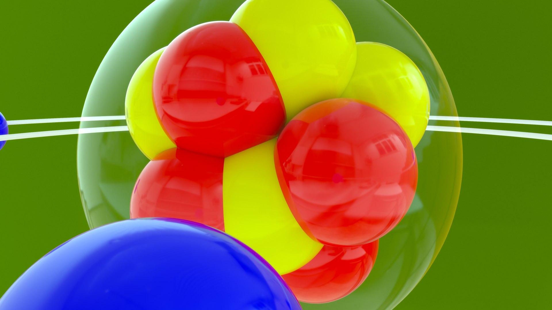 Boron Atom Model Turbosquid 2129314 