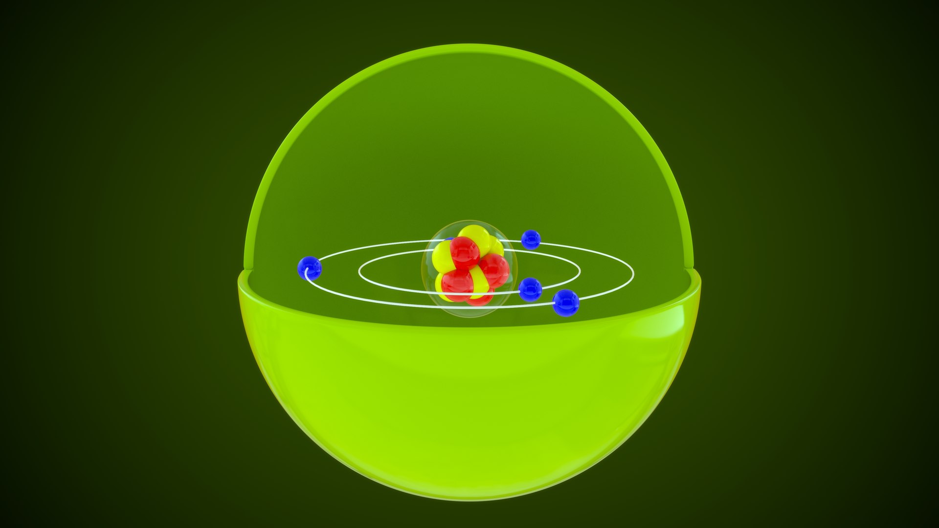 Boron Atom Model - TurboSquid 2129314