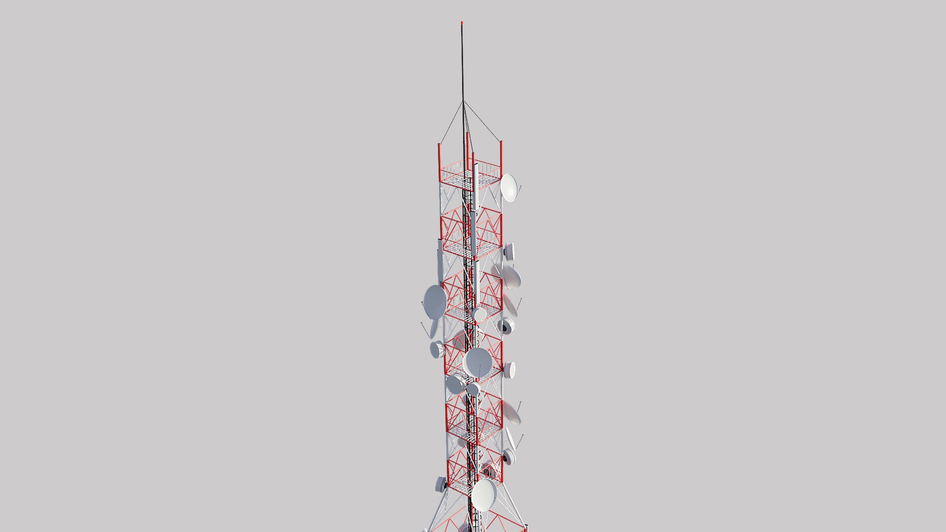 3D Telecommunication Tower - TurboSquid 1832023