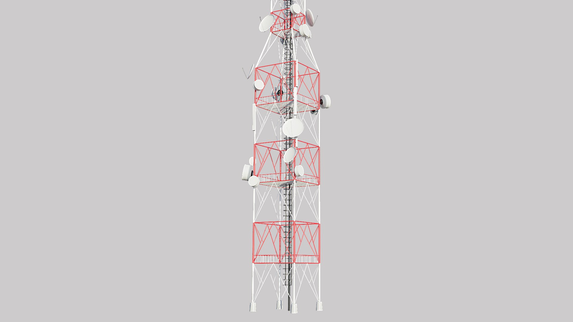 3D Telecommunication Tower - TurboSquid 1832023
