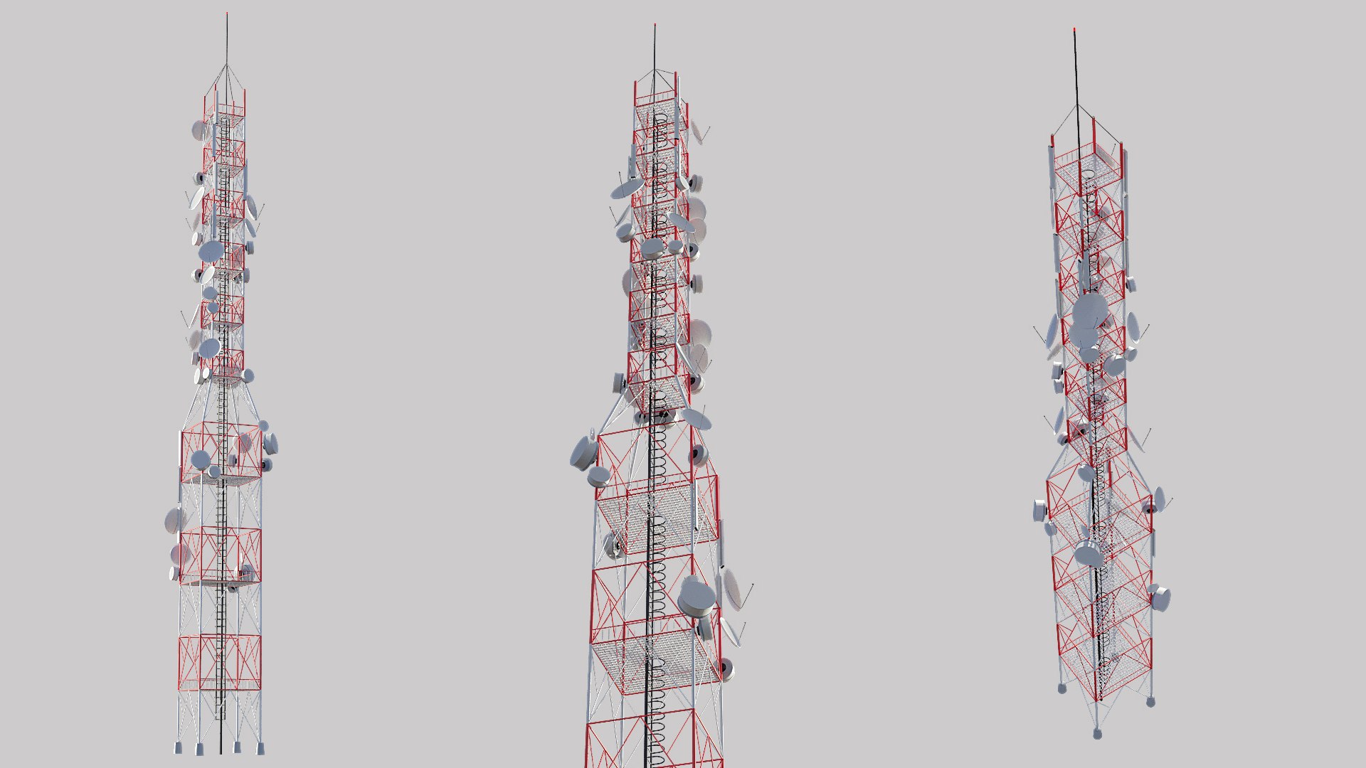 3D Telecommunication Tower - TurboSquid 1832023