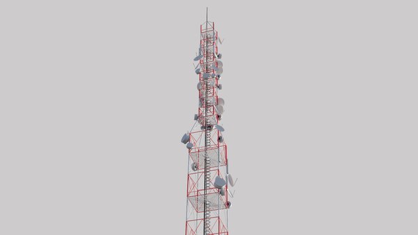 3D Telecommunication Tower - TurboSquid 1832023