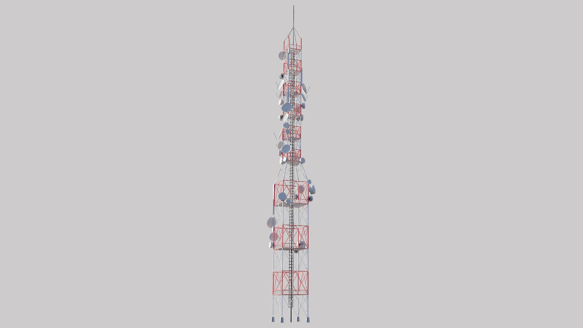 3D Telecommunication Tower - TurboSquid 1832023