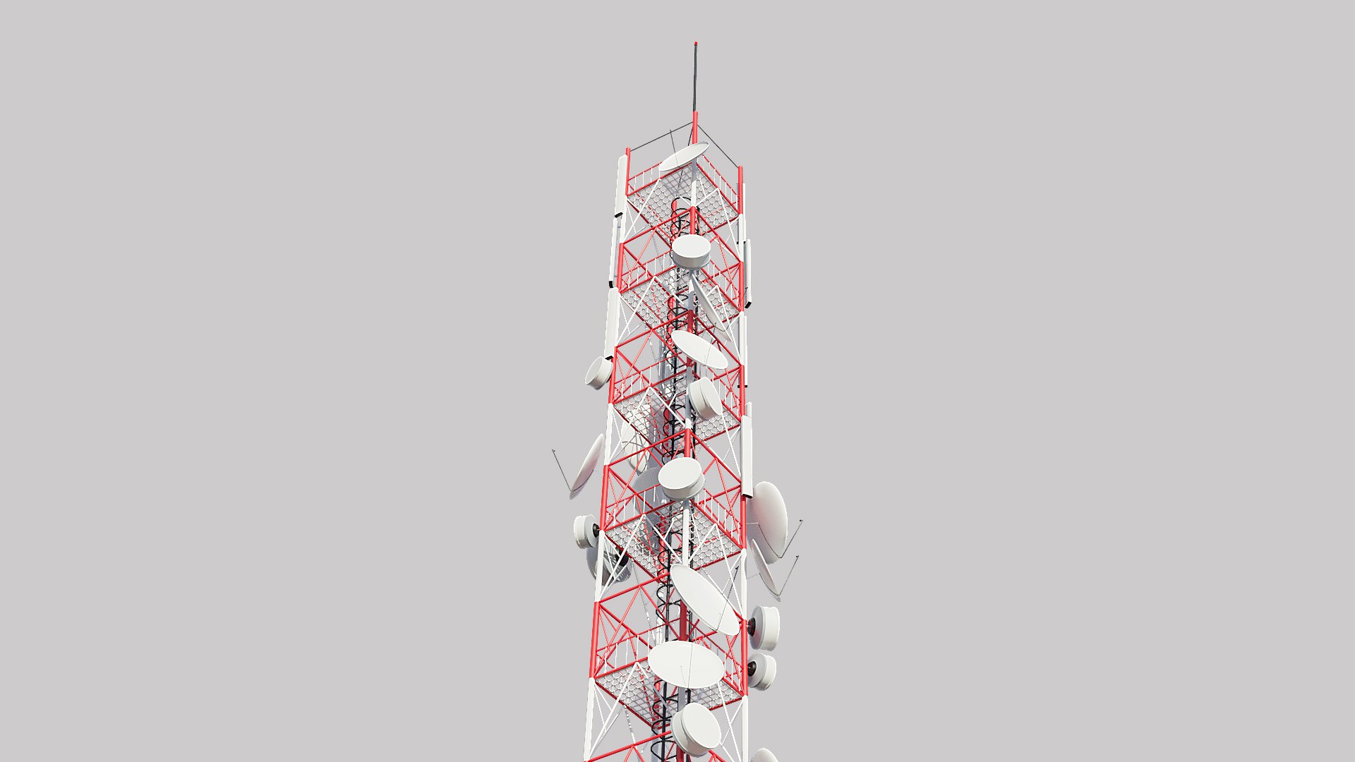 3D Telecommunication Tower - TurboSquid 1832023
