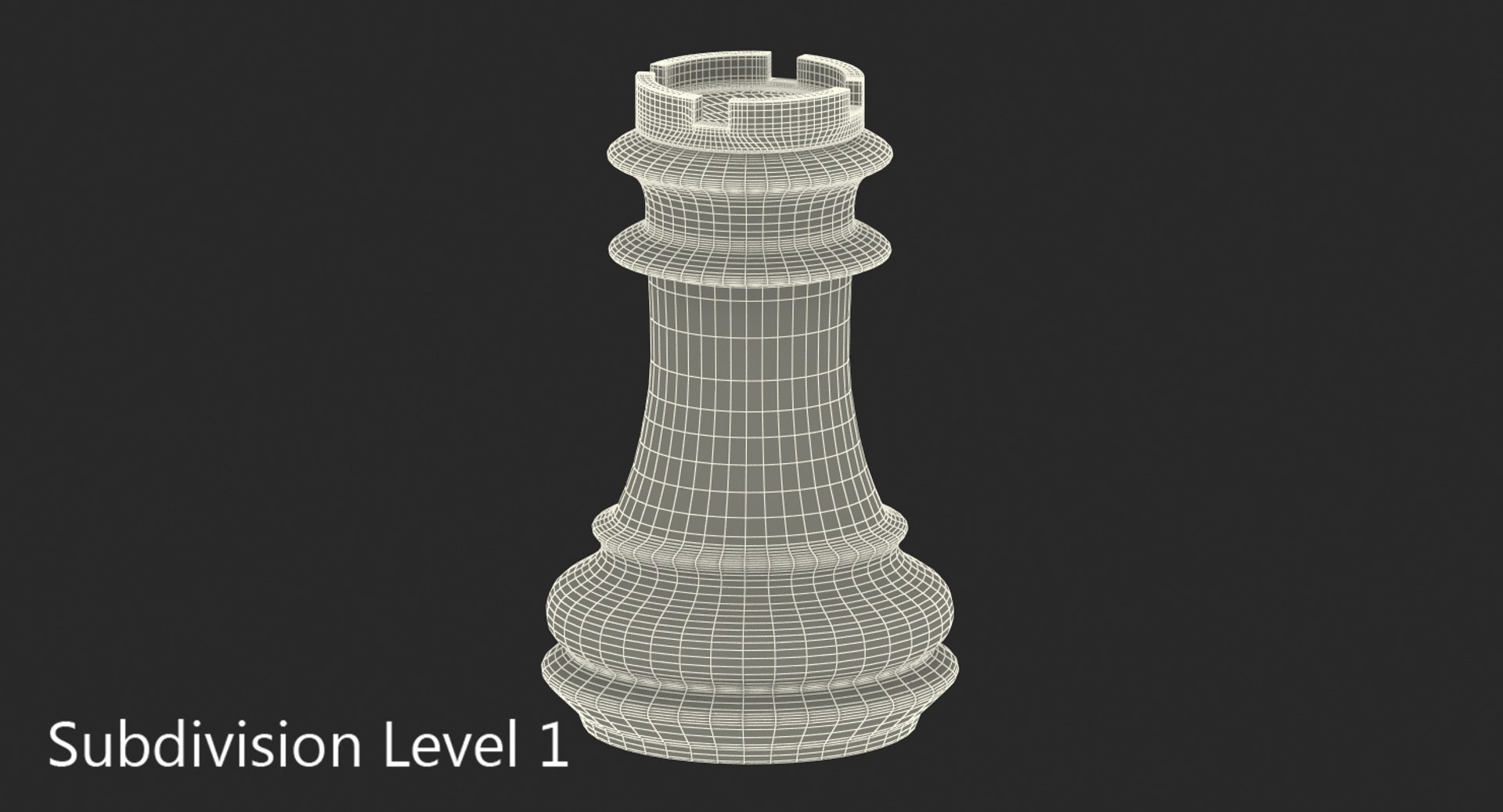 3D Wooden Chess Rook - TurboSquid 1344676