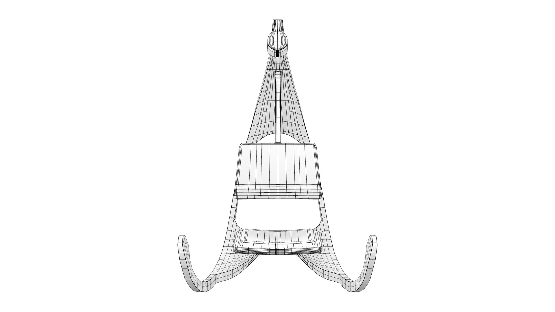 Modern Reading Rocking Chair 3D Model - TurboSquid 1865098