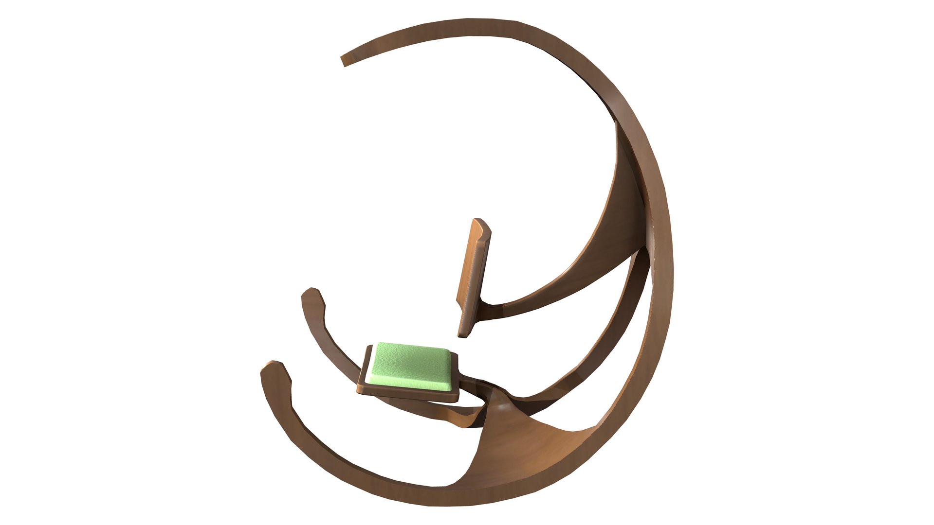 Modern Reading Rocking Chair 3D Model - TurboSquid 1865098