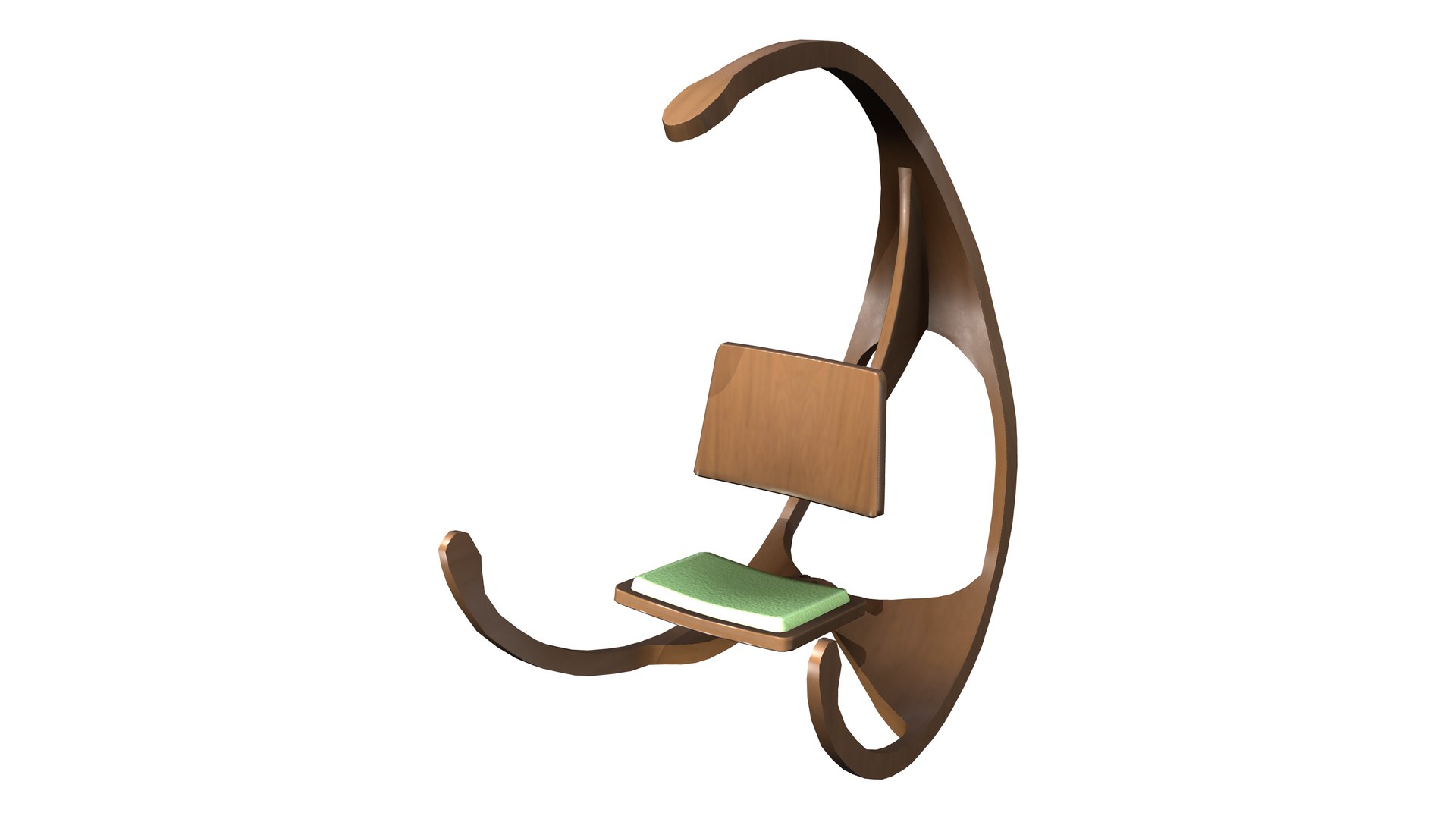 Modern Reading Rocking Chair 3D Model - TurboSquid 1865098
