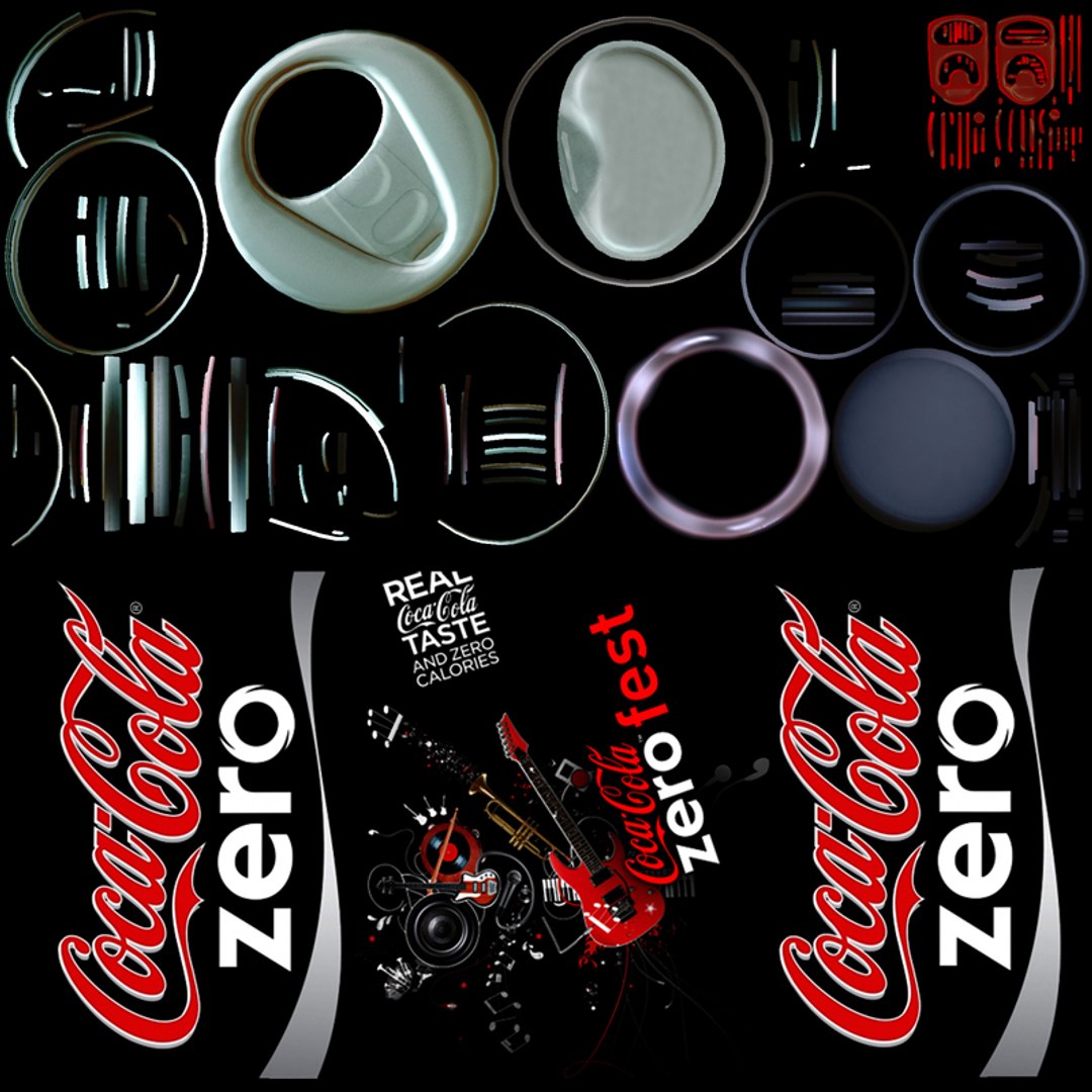 3d Model Of Coca Cola