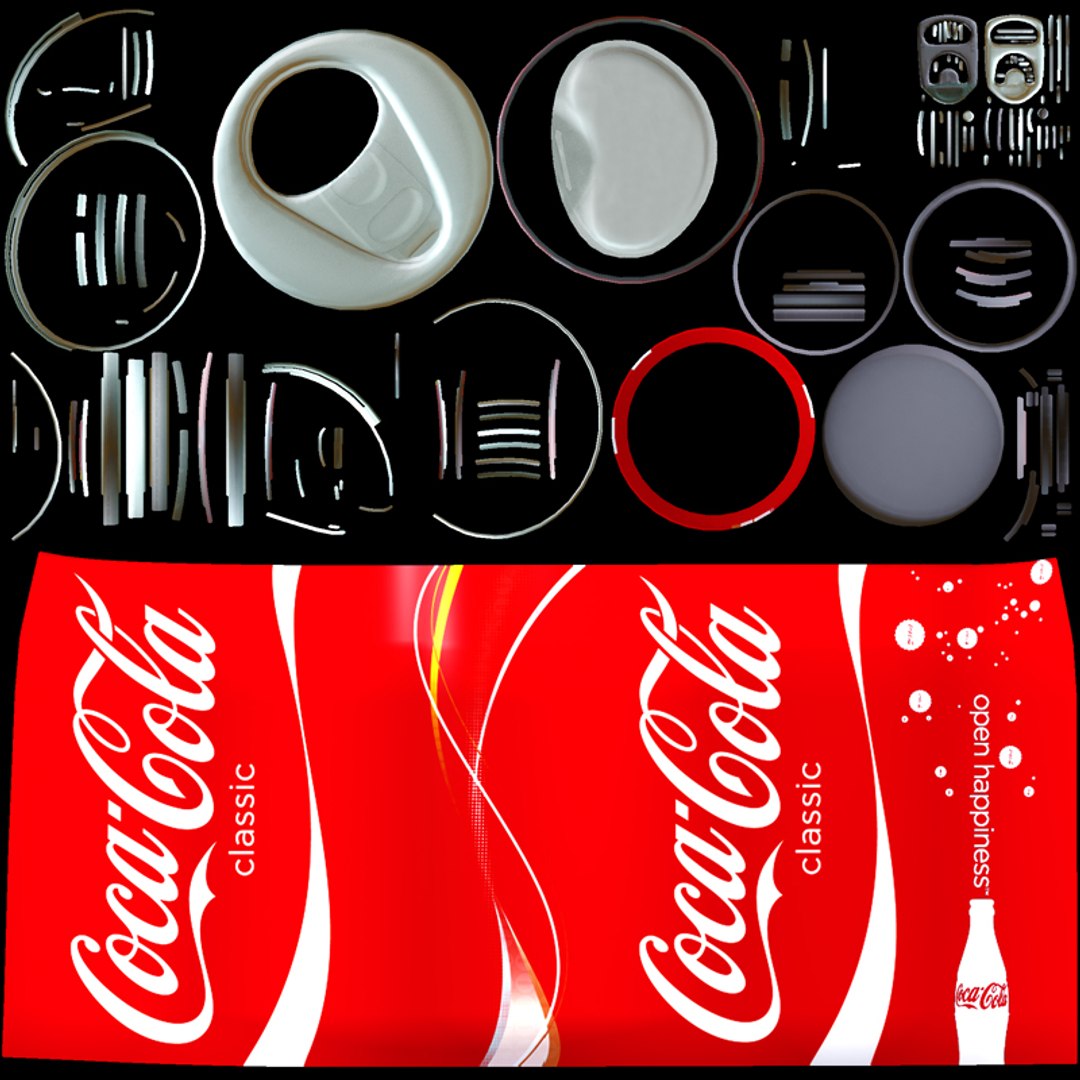 3d Model Of Coca Cola