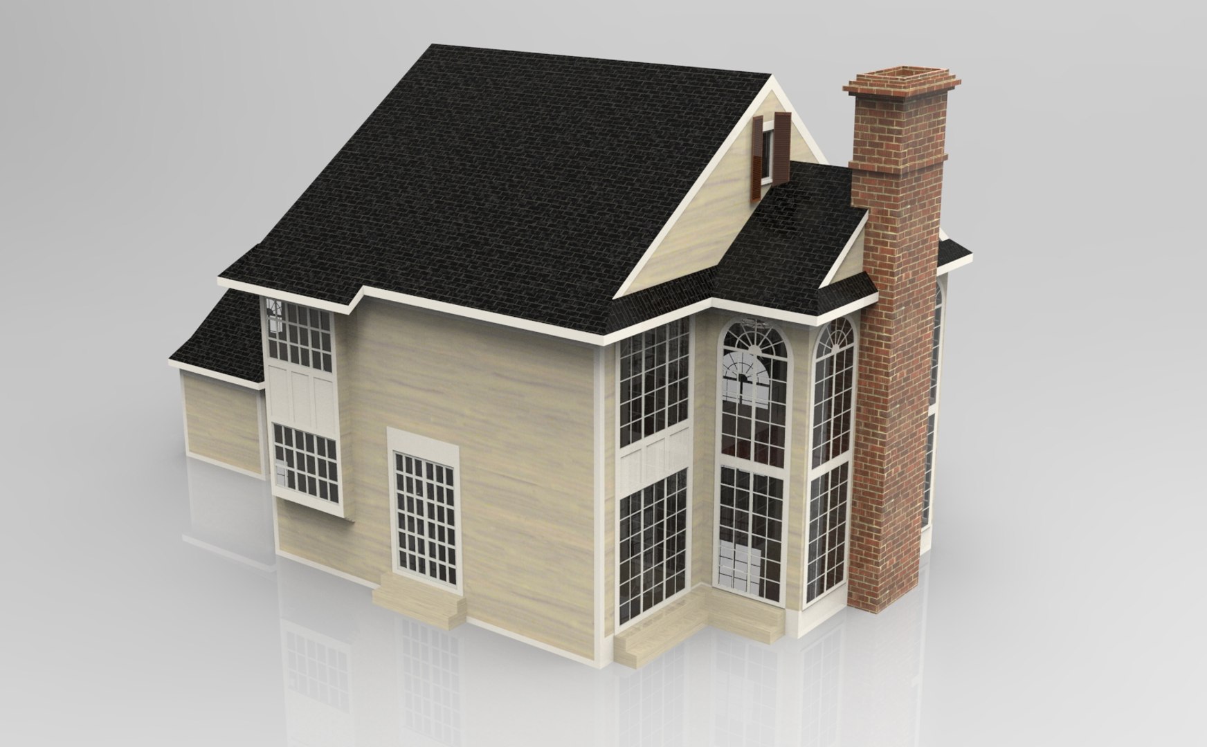 Cozy House 3D Model - TurboSquid 1557431