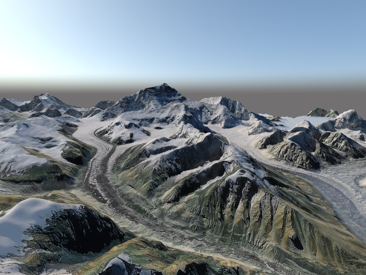 3D Mount Everest Model - TurboSquid 1431319