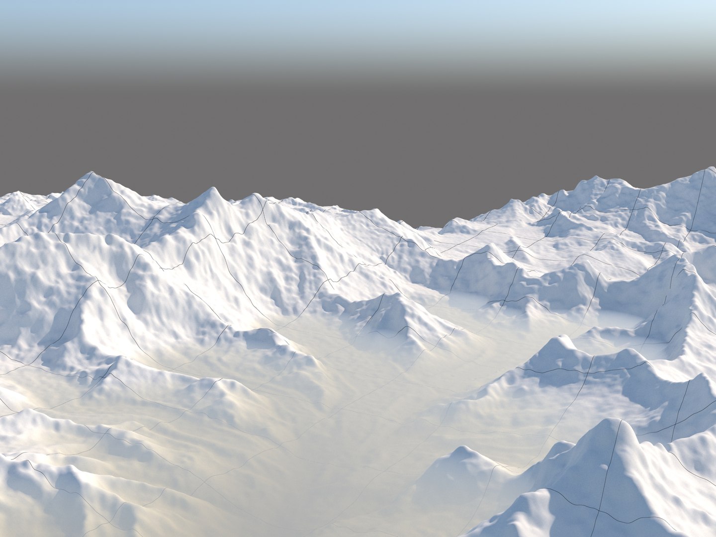 3D Mount Everest Model - TurboSquid 1431319