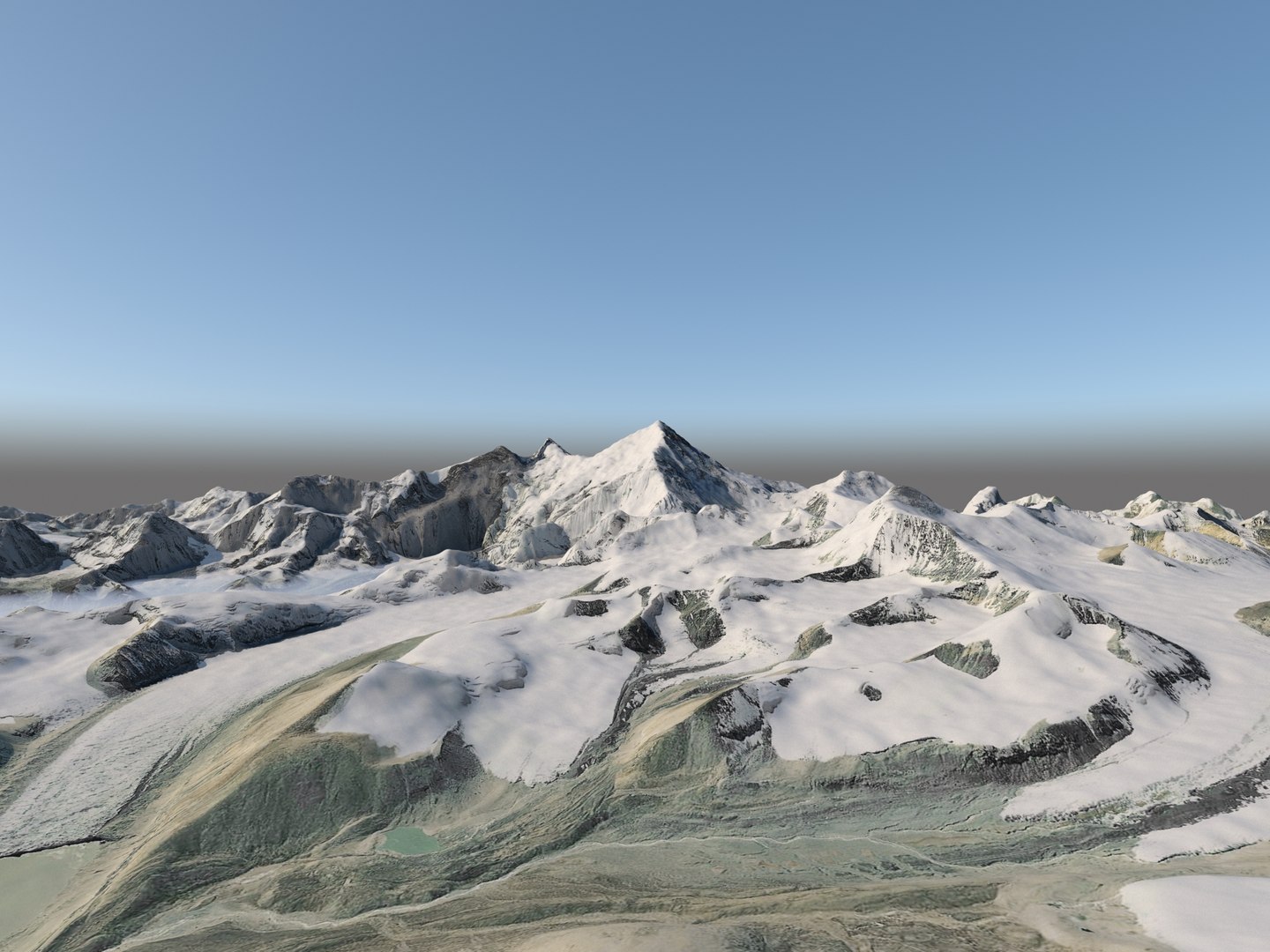 3D Mount Everest Model - TurboSquid 1431319