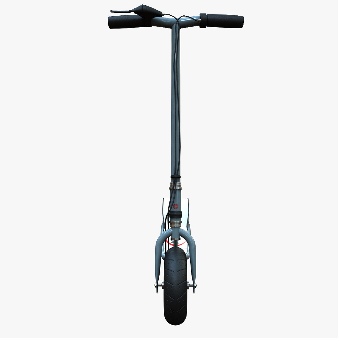 electric scooter 3d model