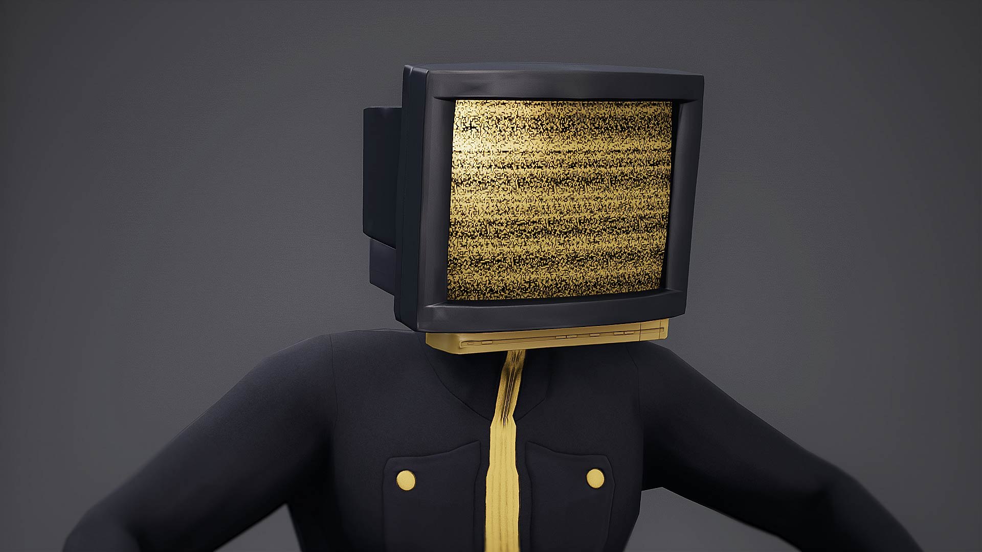 Robot Mr Monitor 3D Model - TurboSquid 1979777