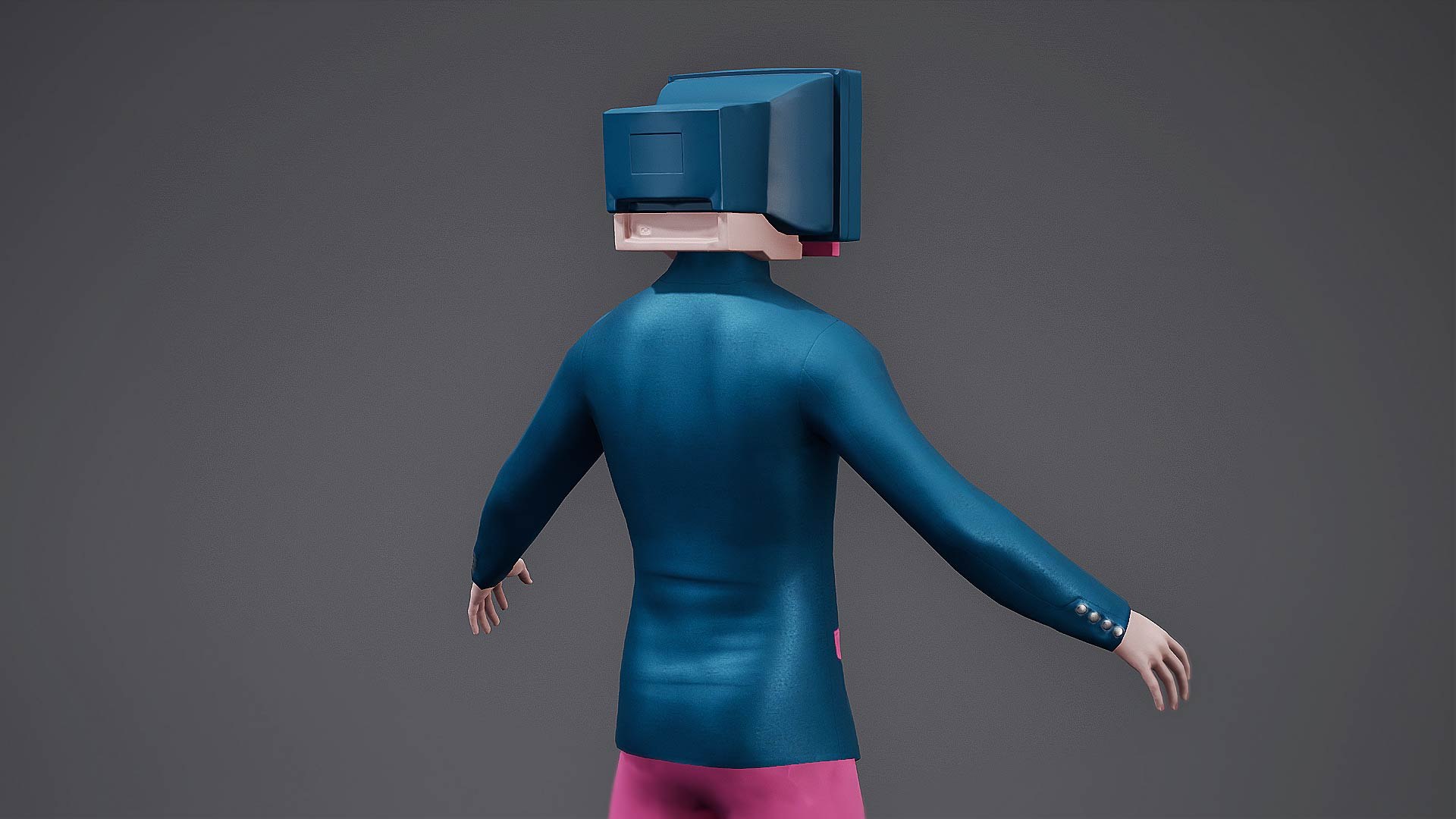 Robot Mr Monitor 3D Model - TurboSquid 1979777